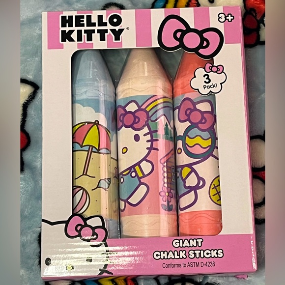 Hello Kitty | Toys | Hello Kitty Giant Chalk Sticks 3 Pack New Nwt ...